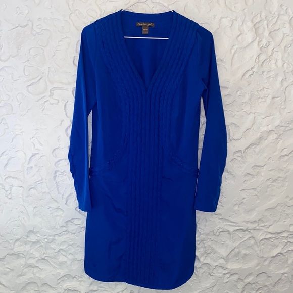 charlie jade | Dresses | Charlie Jade Braided Blue Dress | Poshmark